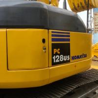 China Top Condition Used Komatsu PC128US 12.8Ton Compact Excavator No Oil Leakage Stable Engine Earthmoving Machinery Ready to Ship for sale