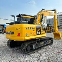 China 13T Komatsu PC130-7 Second Hand Komatsu Excavator Used Road Construction Machines for sale
