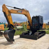 China Original SANY SY95C-9 Pro Small Excavator 0.38m3 Bucket Capacity Strong Digging Force 63.6kN Hydraulic Crawler Digger for sale