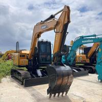 China Original SANY SY95C-9 Pro Small Excavator 0.38m3 Bucket Capacity Strong Digging Force 63.6kN Hydraulic Crawler Digger for sale