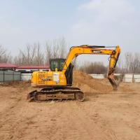 China Sany SY75C-9 Used Heavy Equipment Repossessed Mini Excavators Crawler 7 Ton for sale