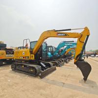 China Original SANY SY75C Pro Small Crawler Excavator 7ton With Advanced Hydraulic System and Comfortable Cabin for sale