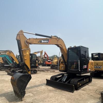 China High Quality Second Hand Sany SY65C Hydraulic Excavator 6 Ton Small Digger Original Engine Stable Performance for Sale for sale