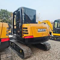China China Sany SY60C 6ton Mini Excavator High Efficiency Crawler Type Small Digger with Kubota Engine and Hydraulic System for sale