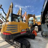 China Original 5T SY55C Used Sany Excavator Small Crawler Excavator Heavy Equipment Dealers for sale