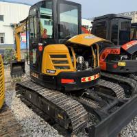 China Hot Sale Sany SY50U 5ton Compact Mini Excavator Low Fuel Consumption Flexible Movement for House Renovation and Digging Work for sale