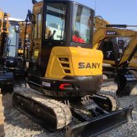 China Compact Sany 35U Mini 2nd Hand Excavator 3.5 Ton High Performance Diggers for sale