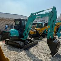 China Kobelco Sk55 2nd Hand Construction Equipment Hydraulic Excavator Digger for sale