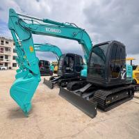China SK75 7.5T 43kW Used Kobelco Excavator Mini Crawler Diggers for sale
