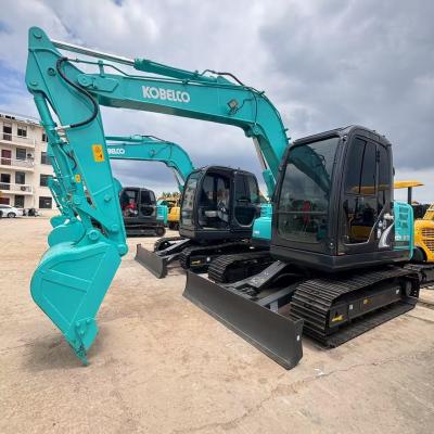 China SK75 7.5T 43kW Used Kobelco Excavator Mini Crawler Diggers for sale