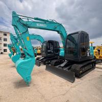China SK75 7.5T 43kW Used Kobelco Excavator Mini Crawler Diggers for sale