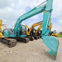 China Kobelco SK135 Used Road Construction Equipment 13.5Ton Secondhand Excavator for sale