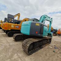 China Kobelco SK135 Used Road Construction Equipment 13.5Ton Secondhand Excavator for sale