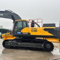 China Hot Selling VOLVO EC480 48Ton Crawler Hydraulic Heavy Duty Low Hours Good Condition Used Excavator in Stock for Sale for sale
