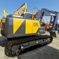 China Volvo EC150 Crawler Excavator 16Ton Original Cummins Engine Low Fuel Consumption Strong Hydraulic System High Efficiency for sale