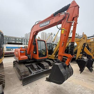 China Farm 7500KG Used Doosan Excavator DX75 Crawler Dirt Equipment for sale
