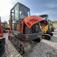 China 90% New Korea Doosan DH55 Mini Excavator 5.5 Ton Crawler Digger Strong Digging Force Used DH55-V Excavator with Video Inspection for sale