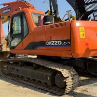 China Doosan DH220 DH220LC-7 22 Ton Crawler Excavator Used Hydraulic Digger Korea Original Construction Machinery for Sale for sale