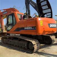 China Doosan DH220 DH220LC-7 22 Ton Crawler Excavator Used Hydraulic Digger Korea Original Construction Machinery for Sale for sale