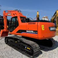 China 22 Ton Used Doosan DH225LC-7 Hydraulic Excavator Reliable Korea Digger for Earthmoving & Road Building Works for sale
