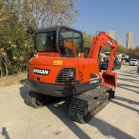 China Low Hour Used Doosan DX60 6 Ton Hydraulic Mini Excavator 500 Working Hours Original Korea Digger for sale