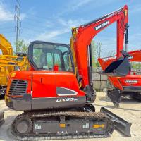 China Demolition Mini Used Doosan Excavator Heavy Duty Equipment DX60-9C 6 Ton for sale