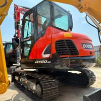 China Demolition Mini Used Doosan Excavator Heavy Duty Equipment DX60-9C 6 Ton for sale