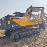 China High Performance Repossessed 220 Hyundai Excavator Machine Cummins Engine 22 ton for sale