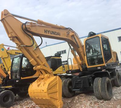 China Reconditioned Hyundai 13 Ton Excavator R150W-9S Cummins Engine Digger for sale