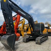China High Efficiency Used HYUNDAI 220LC-9S Hydraulic 22 Ton Original Cummins Engine Used Excavator for Mining Land Construction Works for sale