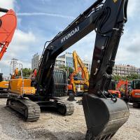 China High Efficiency Used HYUNDAI 220LC-9S Hydraulic 22 Ton Original Cummins Engine Used Excavator for Mining Land Construction Works for sale