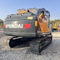 China Low Price Low Hours 15Ton Korea Original Hyundai 150-9S Used Excavator for Sale in Stock for sale