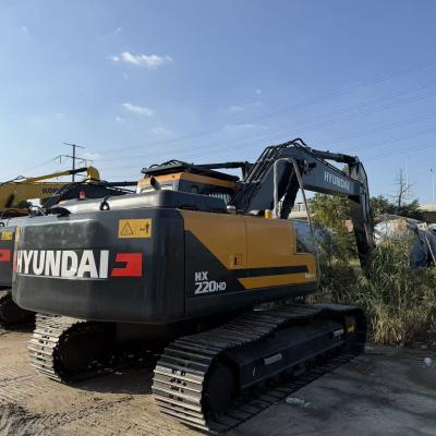 China 220HD Hydraulic Used Hyundai Excavator 22Ton Crawler Construction Equipment for sale