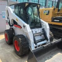 China Hot Sale Bobcat S300 Skid Steer Loader 1050kg Loading Capacity 100HP Compact Wheel Loader for Agriculture for sale