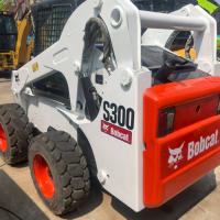 China Hot Sale Bobcat S300 Skid Steer Loader 1050kg Loading Capacity 100HP Compact Wheel Loader for Agriculture for sale