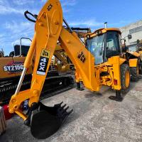China JCB 4CX Used Wheel Loader Backhoe 4WD Excavator Digger for sale