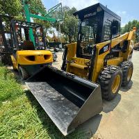 China Small Second Hand Wheel Loader Caterpillar Cat 246D Skid Steer Loader 55kw for sale