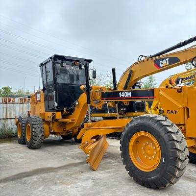 China High Quality Secondhand CAT 140H Motor Grader Cheap Used Caterpillar Road Grader for Construction Projects for sale