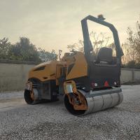 China Double Drum Vibratory Old Used Road Roller Caterpillar Heavy Duty Compactor for sale