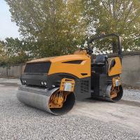 China Double Drum Vibratory Old Used Road Roller Caterpillar Heavy Duty Compactor for sale