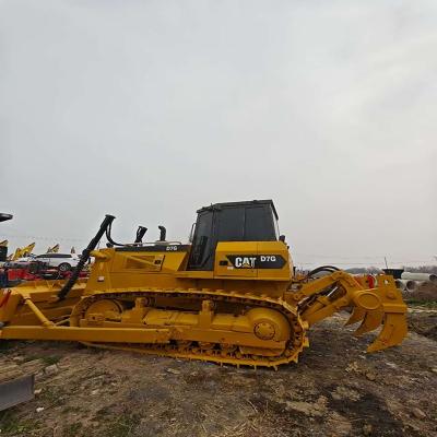 China Caterpillar D7G Tracked Used Bulldozer Crawler 100HP ROPS Certificated for sale