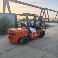 China Diesel Counterbalanced Used Fork Trucks Pre Owned Forklifts 3T for sale