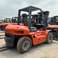 China 7 Ton Heavy Duty Diesel Used Forklift Heli For Port Logistics Construction for sale