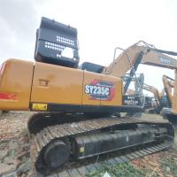 China SY235C Hydro Used Sany Excavator Crawler 23 Ton 2100rpm Track Digger for sale