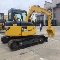 China Factory Direct Shipping Used Komatsu PC78 Mini Crawler Excavator Second Hand Hydraulic Digger Farm Used Excavator for Sale for sale