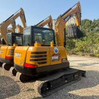 China Low Price Low Hours Sany SY55C 5.5Ton Crawler Hydraulic Compact Used Mini Excavator Machine for Construction for sale