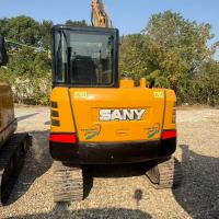China Low Price Low Hours Sany SY55C 5.5Ton Crawler Hydraulic Compact Used Mini Excavator Machine for Construction for sale