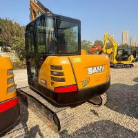 China Low Price Low Hours Sany SY55C 5.5Ton Crawler Hydraulic Compact Used Mini Excavator Machine for Construction for sale
