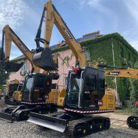 China Low Price Low Hours Sany SY75C 7.5Ton Crawler Hydraulic Compact Used Mini Excavator for Sale for sale