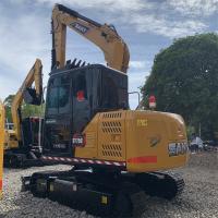 China Low Price Low Hours Sany SY75C 7.5Ton Crawler Hydraulic Compact Used Mini Excavator for Sale for sale